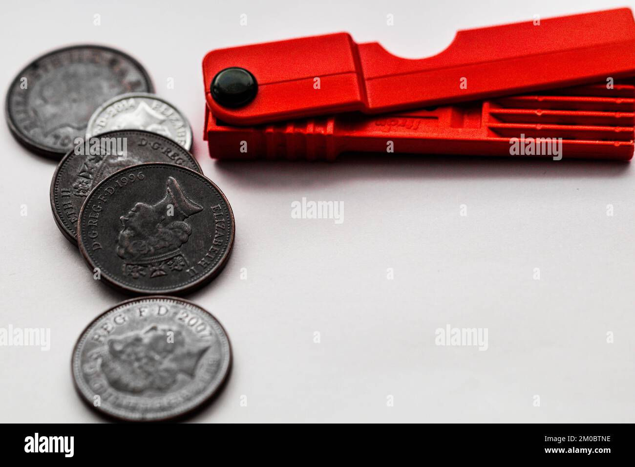 Energy Crisis/ Rising Cost of Fuel in Britain - Close-up of a pre ...