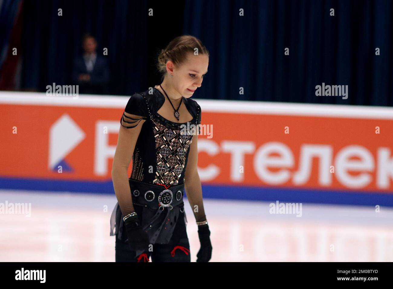 Anastasia Zinina, performs in figure skating, at the Russian Women's ...