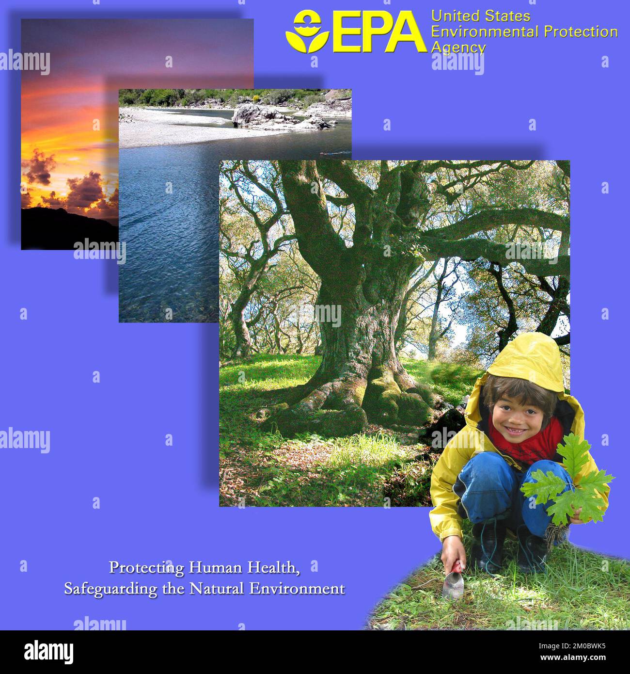 Kiosk poster , Environmental Protection Agency Stock Photo - Alamy
