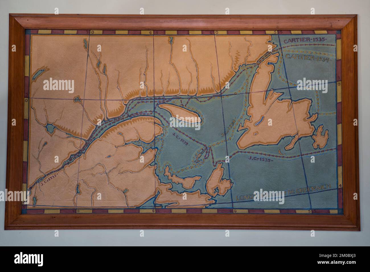 Cartier map canada hi-res stock photography and images - Alamy