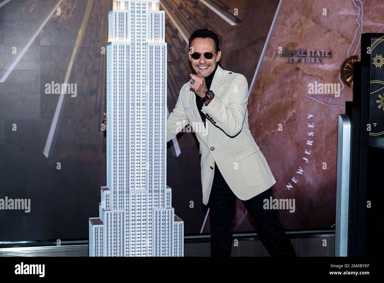 New York, NY, USA. 5th Dec, 2022. Marc Anthony at the lighting ceremony ...