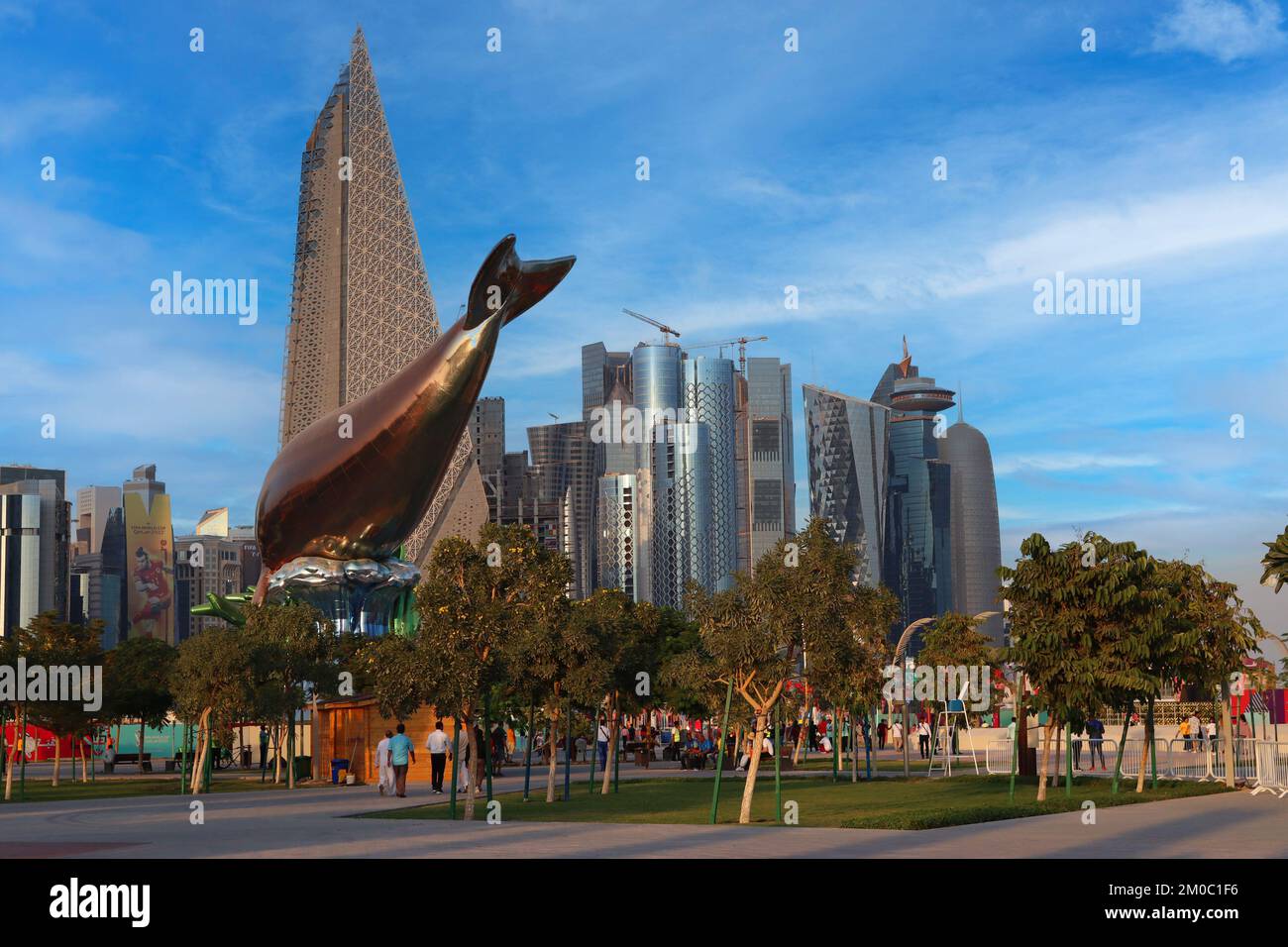 Qatar skyline world cup hi-res stock photography and images - Alamy