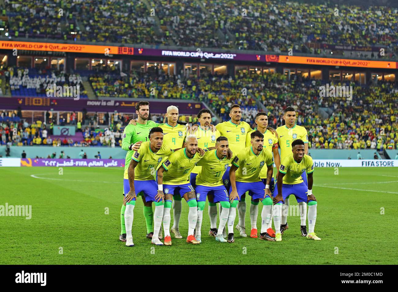 Doha, Qatar: 5th December 2022; FIFA World Cup final 16 round, Brazil ...