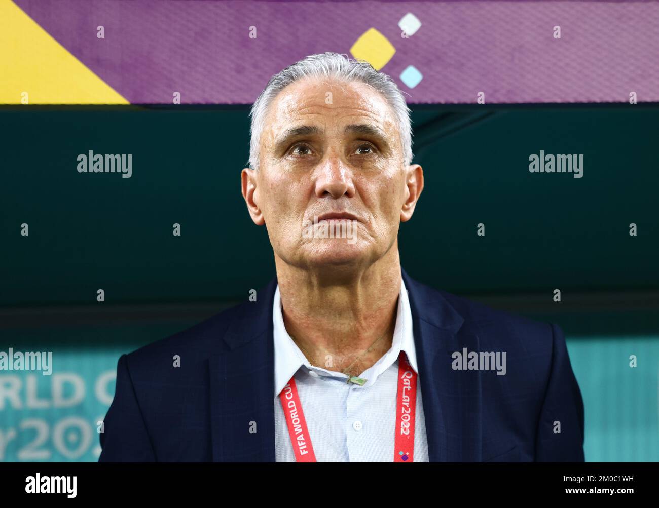Doha, Qatar, 5th December 2022. Leonardo Tite coach of Brazil during ...