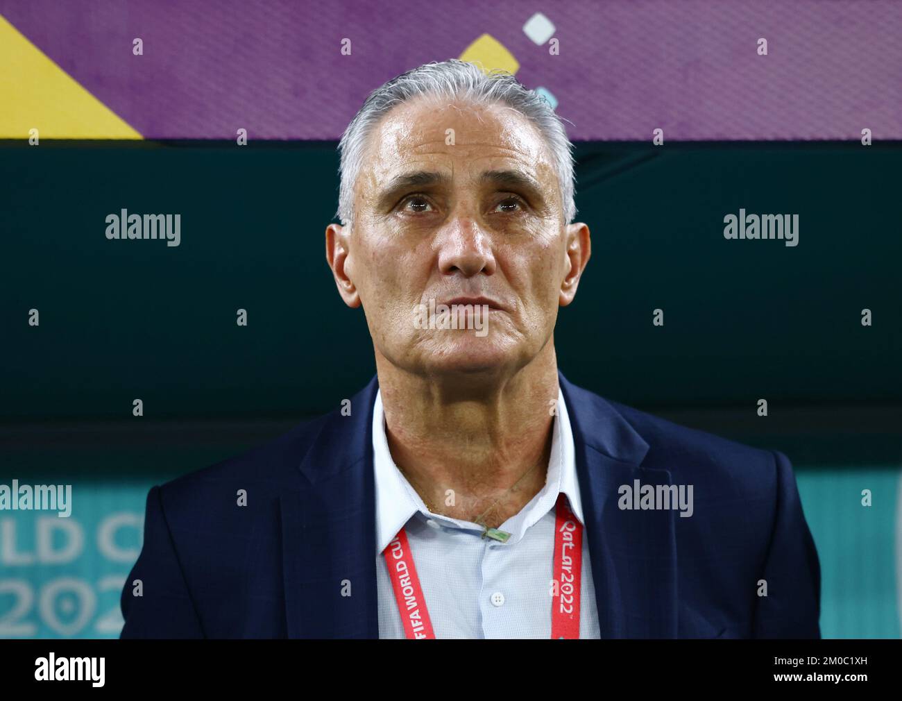 Doha, Qatar, 5th December 2022. Leonardo Tite coach of Brazil during ...