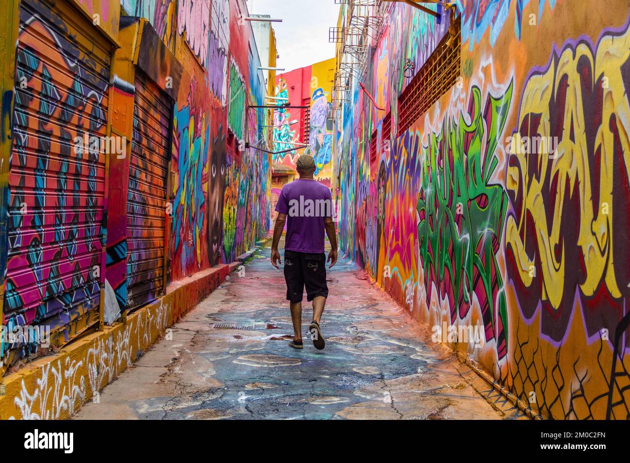 Goiânia, Goias, Brazil – December 04, 2022: A man, from the back ...