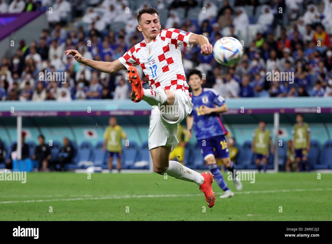 Al Wakrah, Qatar. 05/12/2022, Ante Budimir of Croatia in action during ...