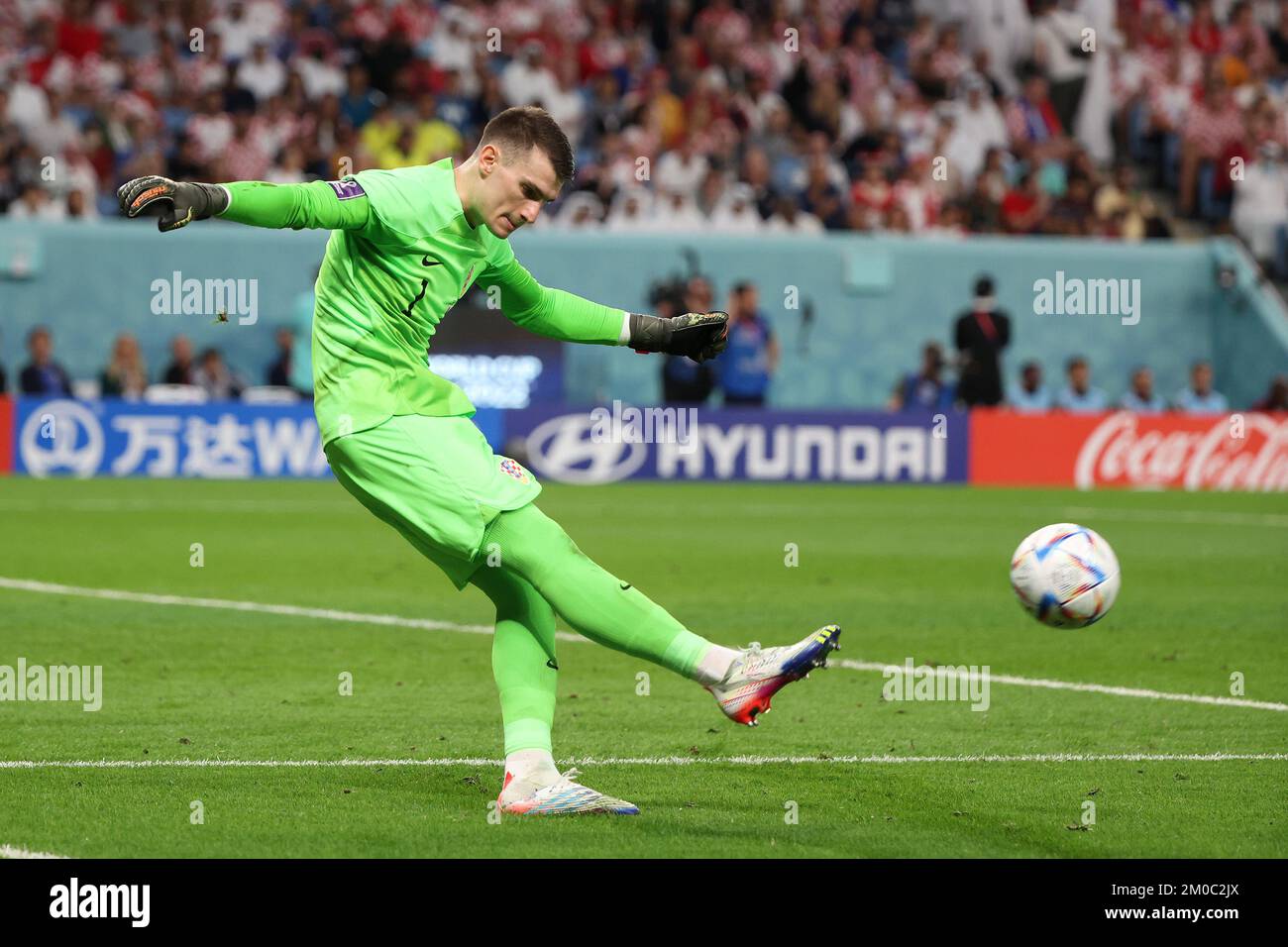 Al Wakrah, Qatar. 05/12/2022, Dominik Livakovic of Croatia during the ...