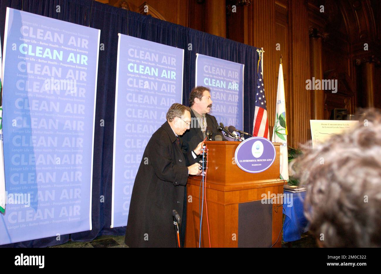 Mike Leavitt - Clean Air Bill , Environmental Protection Agency Stock ...