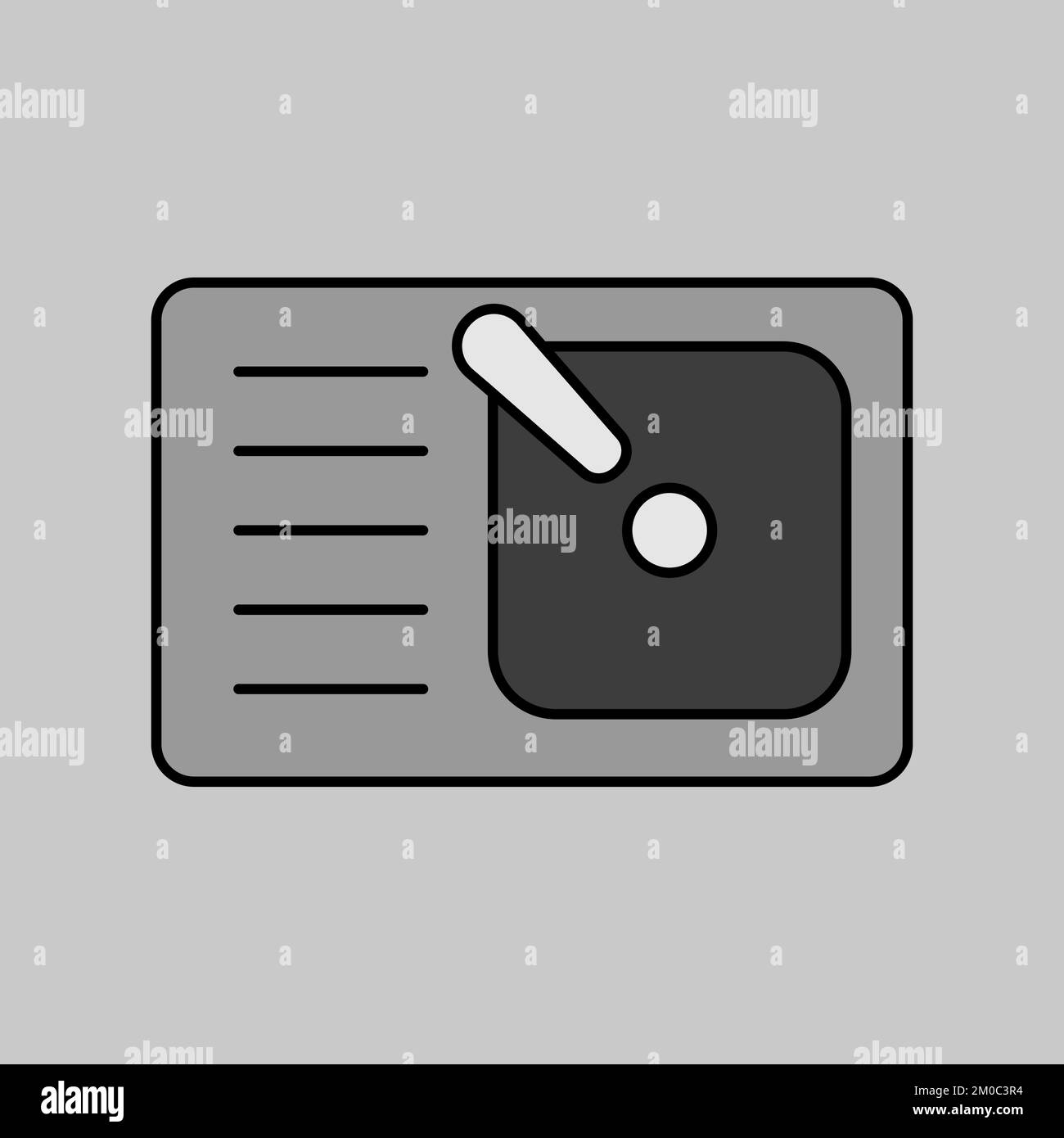 Kitchen sink vector grayscale icon. Kitchen appliance. Graph symbol for ...