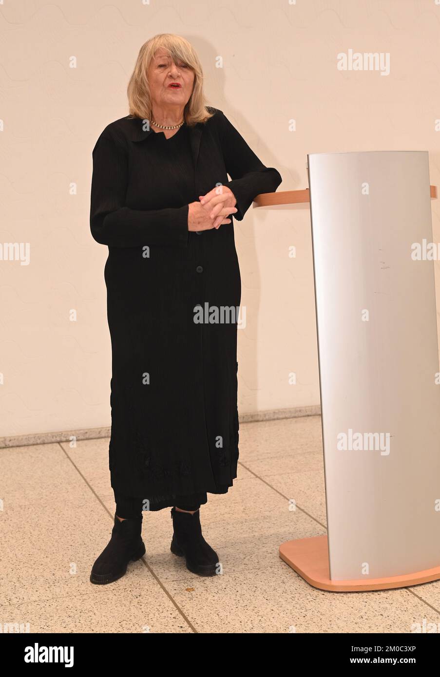 Cologne, Germany. 05th Dec, 2022. Journalist Alice Schwarzer speaks at ...