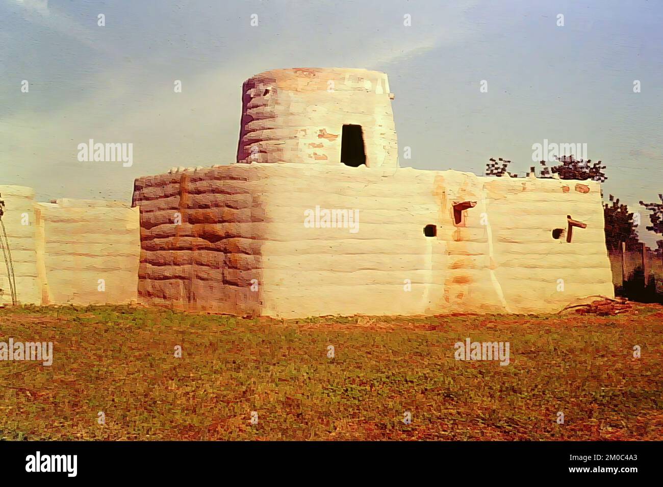A traditional Lobi House in Northern Ghana, c.1958 Stock Photo - Alamy