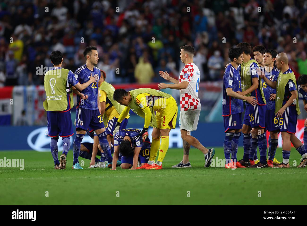 Al Wakrah, Qatar. 5th Dec, 2022. Japan team group (JPN) Ivan Perisic ...