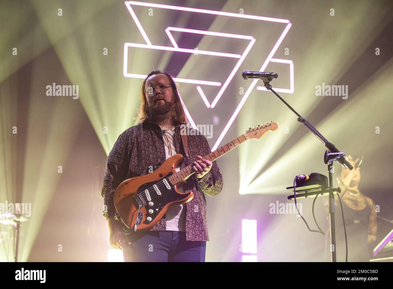 Darrick "Bozzy" Keller of Rainbow Kitten Surprise at The Sylvee on ...