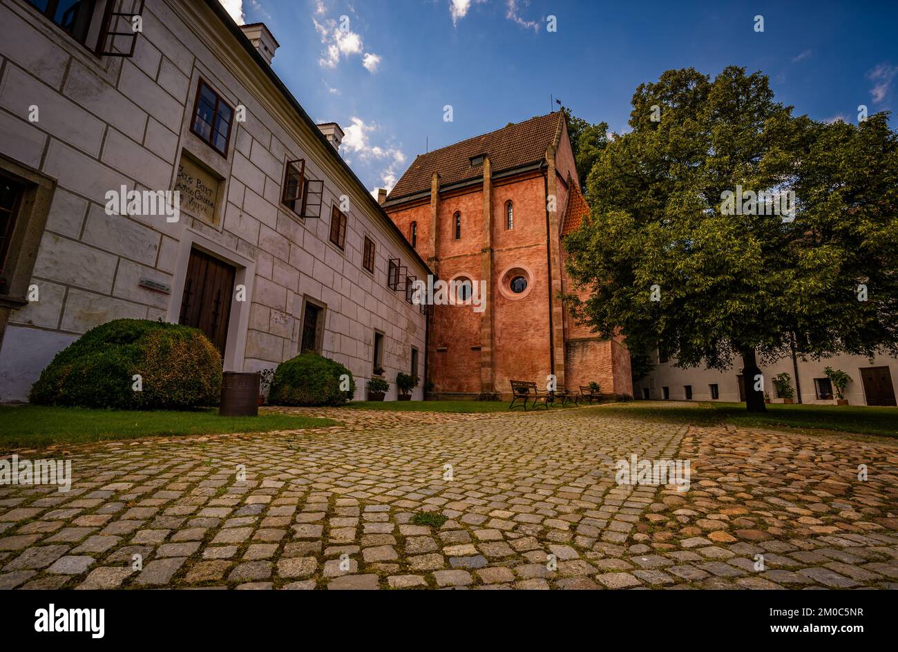 Mystical place in the old abbey Zlata Koruna where monks still live ...