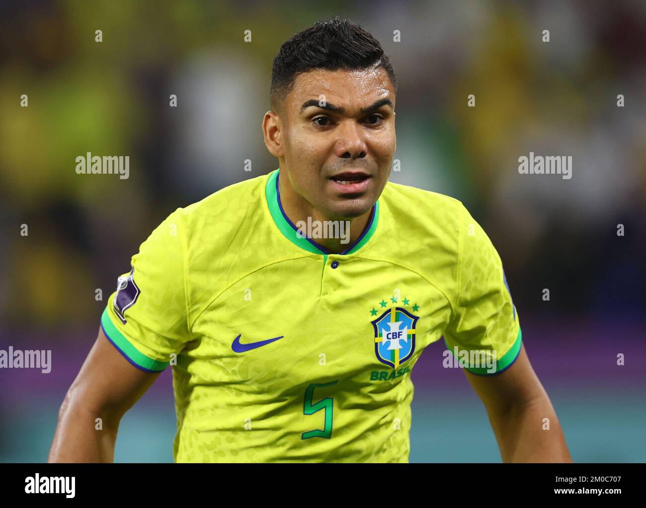 Doha Qatar 5th December 2022 Casemiro Of Brazil During The Fifa
