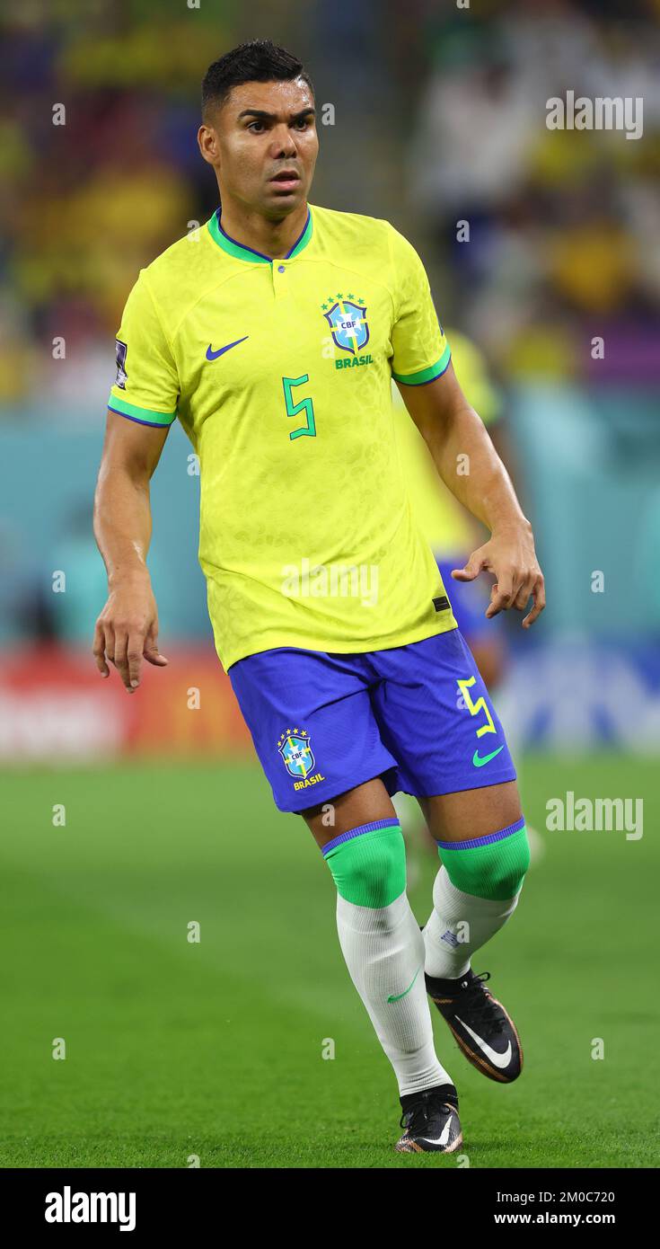 Doha Qatar 5th December 2022 Casemiro Of Brazil During The Fifa