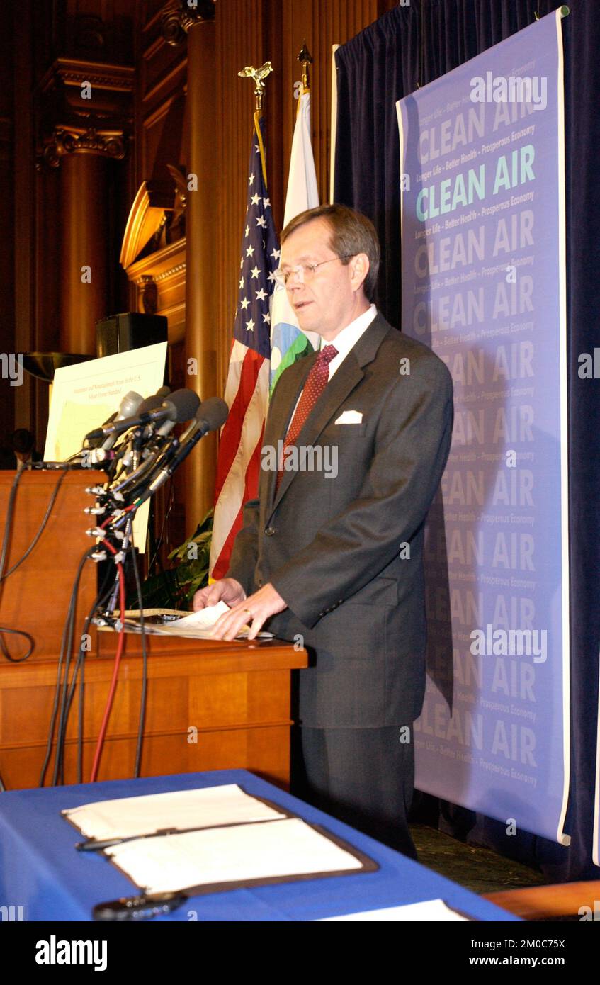 Mike Leavitt - Clean Air Bill , Environmental Protection Agency Stock ...