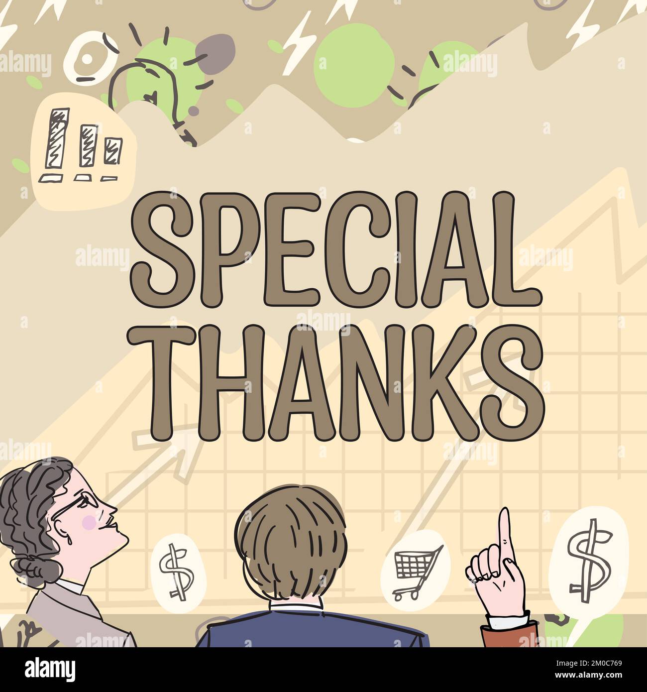 Inspiration showing sign Special Thanks. Concept meaning expression of ...