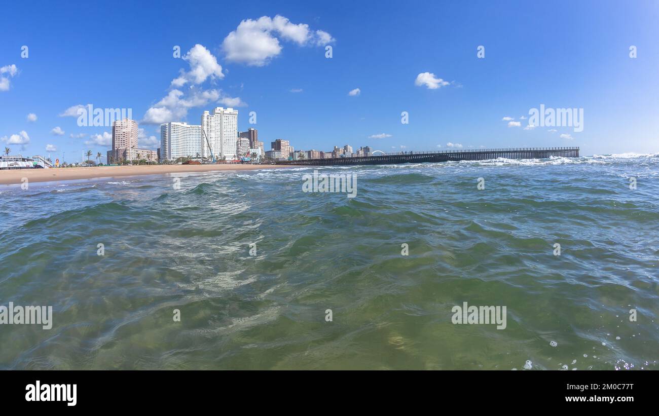 Durban beachfront swimming hi-res stock photography and images - Alamy