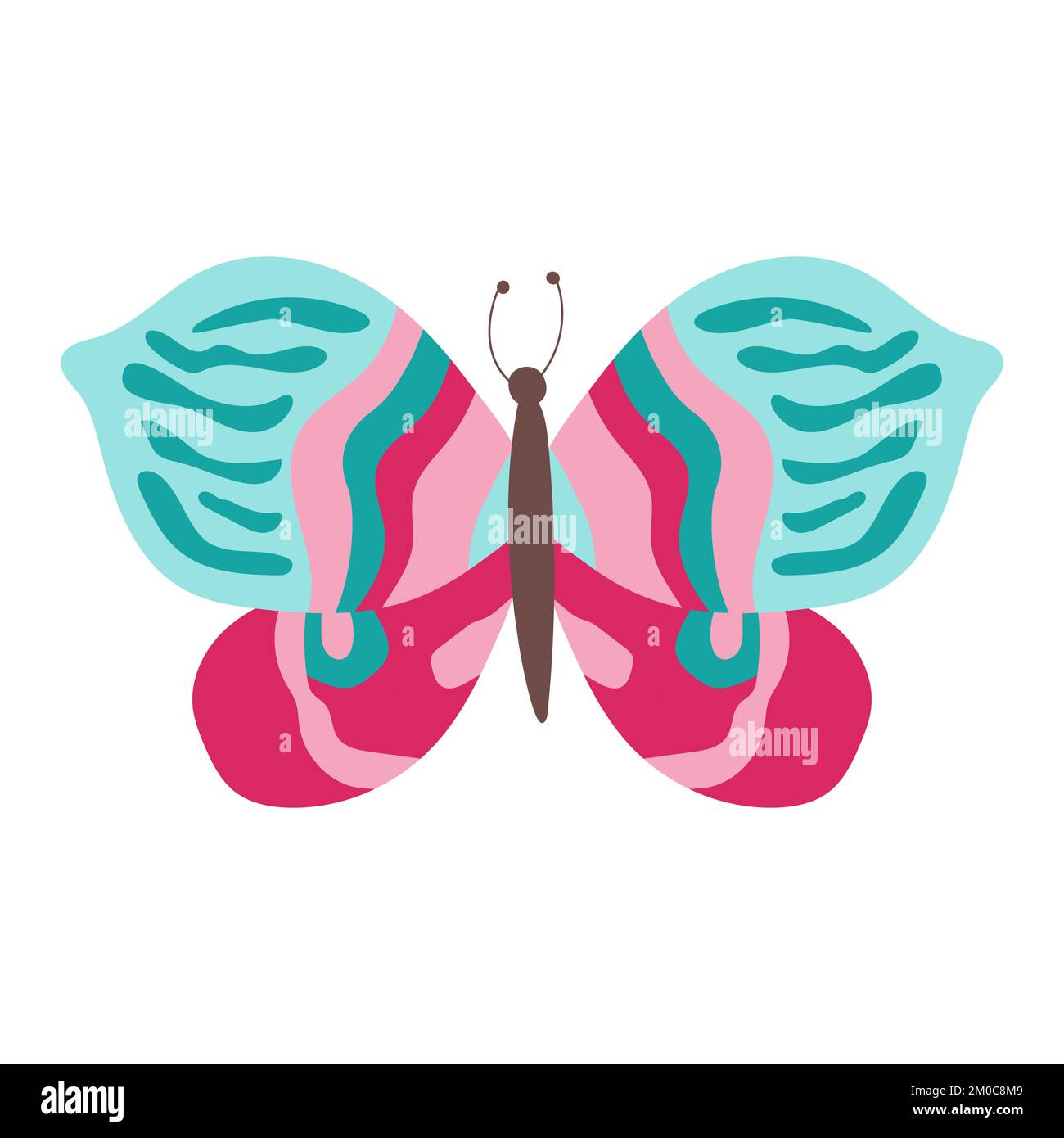 colorful butterfly vector Stock Vector Image & Art - Alamy