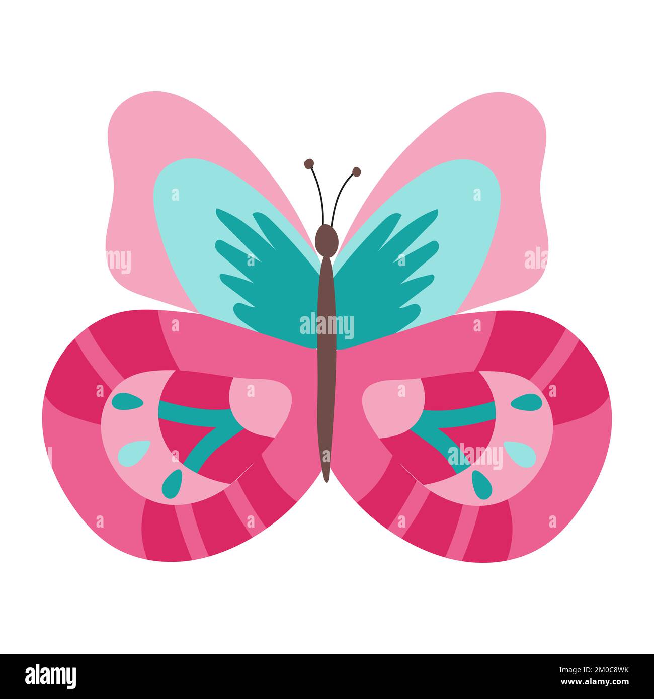 colorful butterfly vector Stock Vector Image & Art - Alamy
