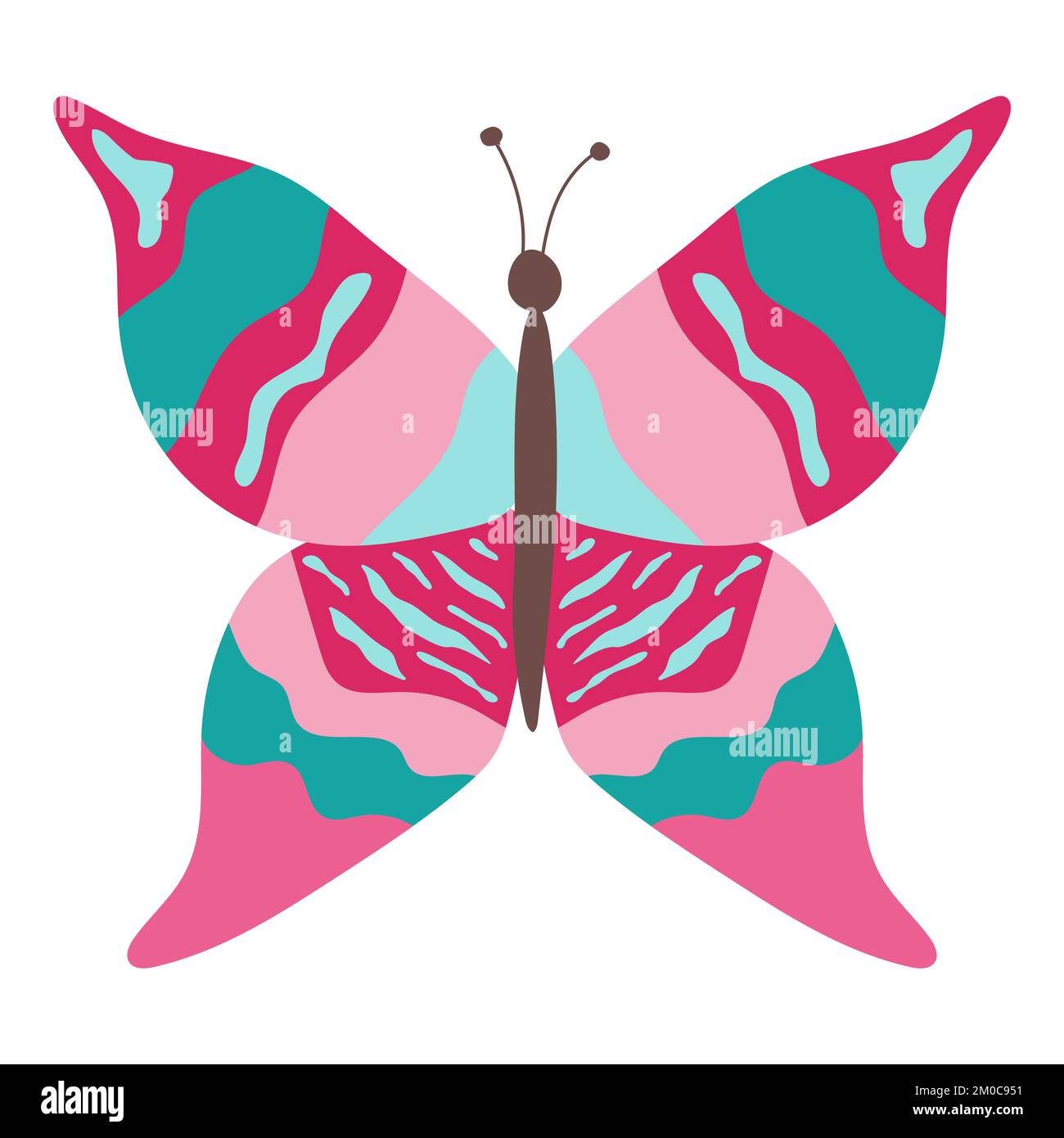colorful butterfly vector Stock Vector Image & Art - Alamy