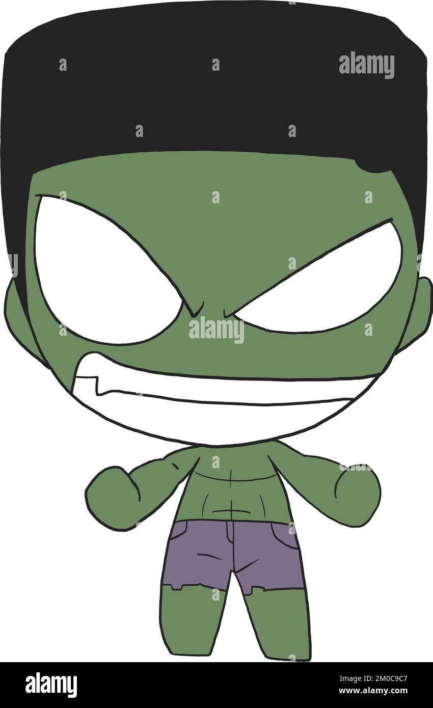 3d illustration of cut hulk isolated on white background Stock Photo ...