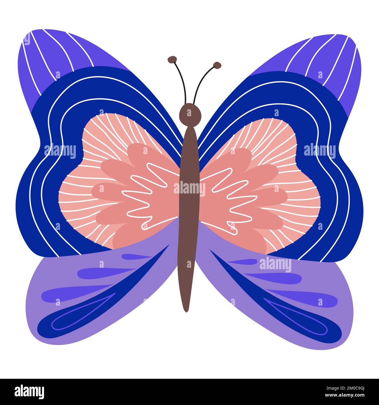 colorful butterfly vector Stock Vector Image & Art - Alamy