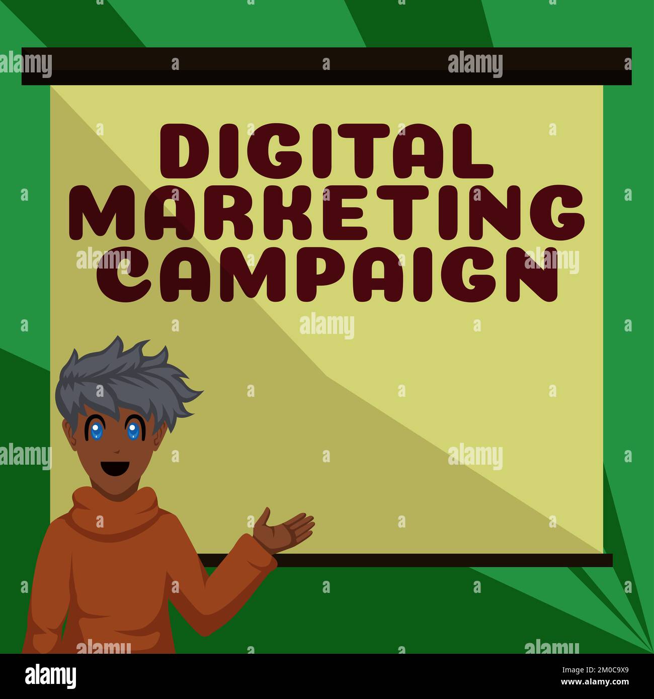 Text showing inspiration Digital Marketing Campaign. Word for Social ...