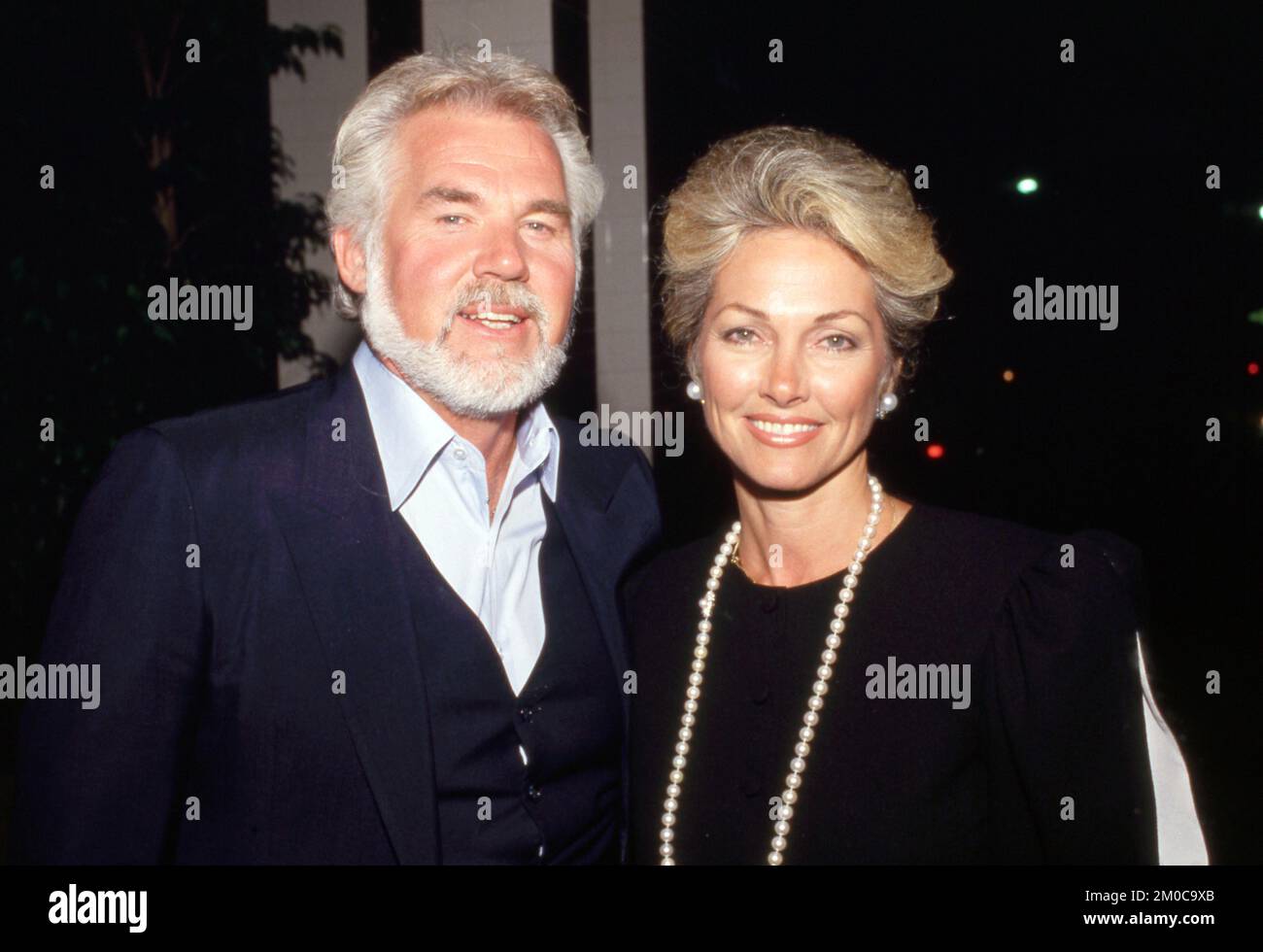 Kenny Rogers and wife Marianne Circa 1980's Credit: Ralph Dominguez ...