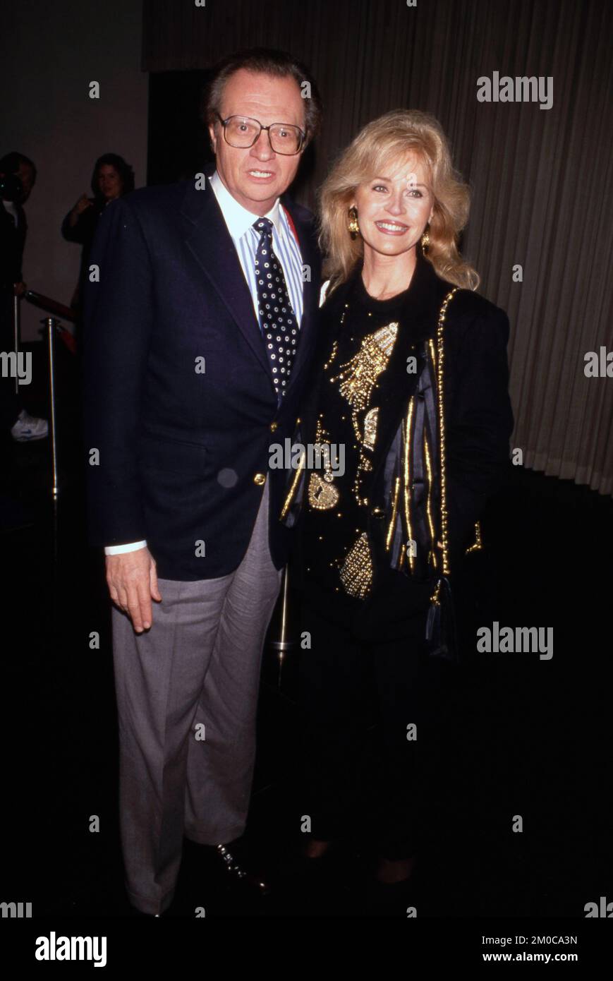 Larry King and Roma Fox at the Screening of Katherine Hepburn: All ...