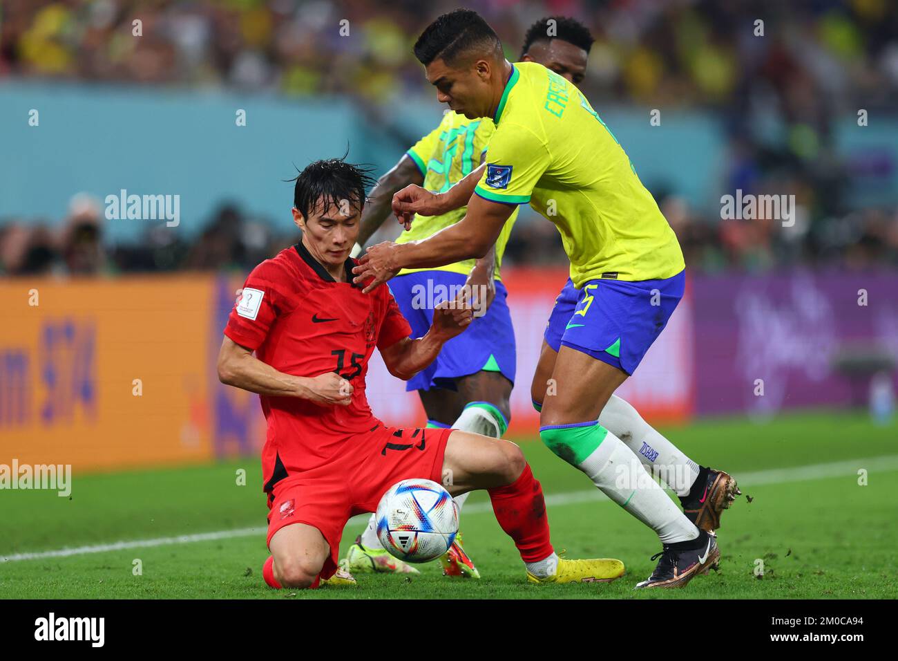 Doha, Qatar. 05th Dec, 2022. Soccer, World Cup, Brazil - South Korea ...