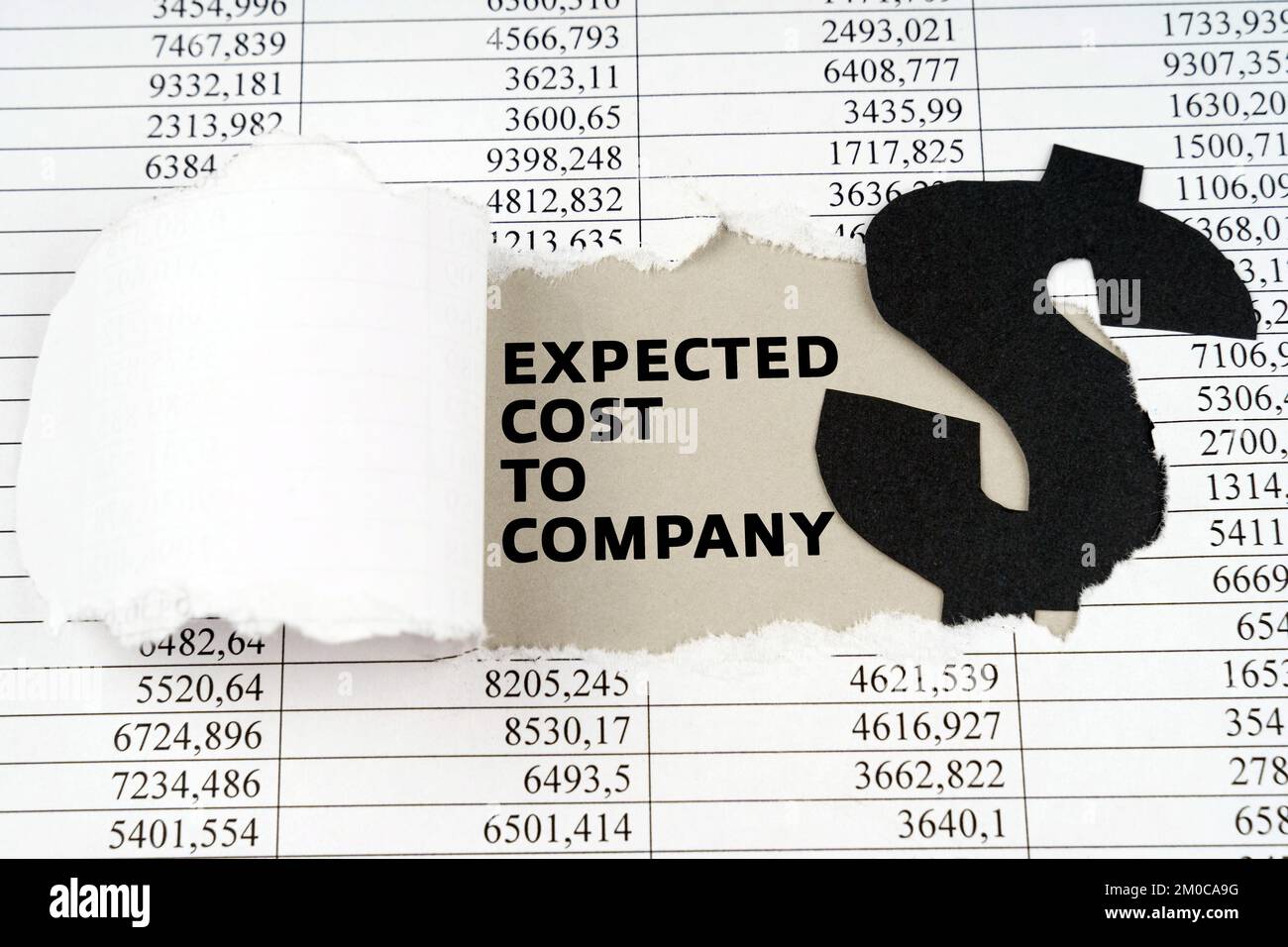 Expected cost to company hi-res stock photography and images - Alamy