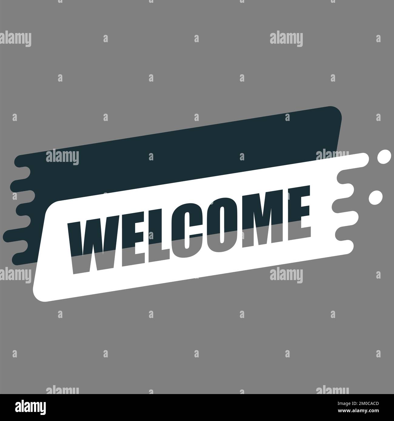 Welcome, speech bubble. Banner, speech bubble with text Welcome Stock ...