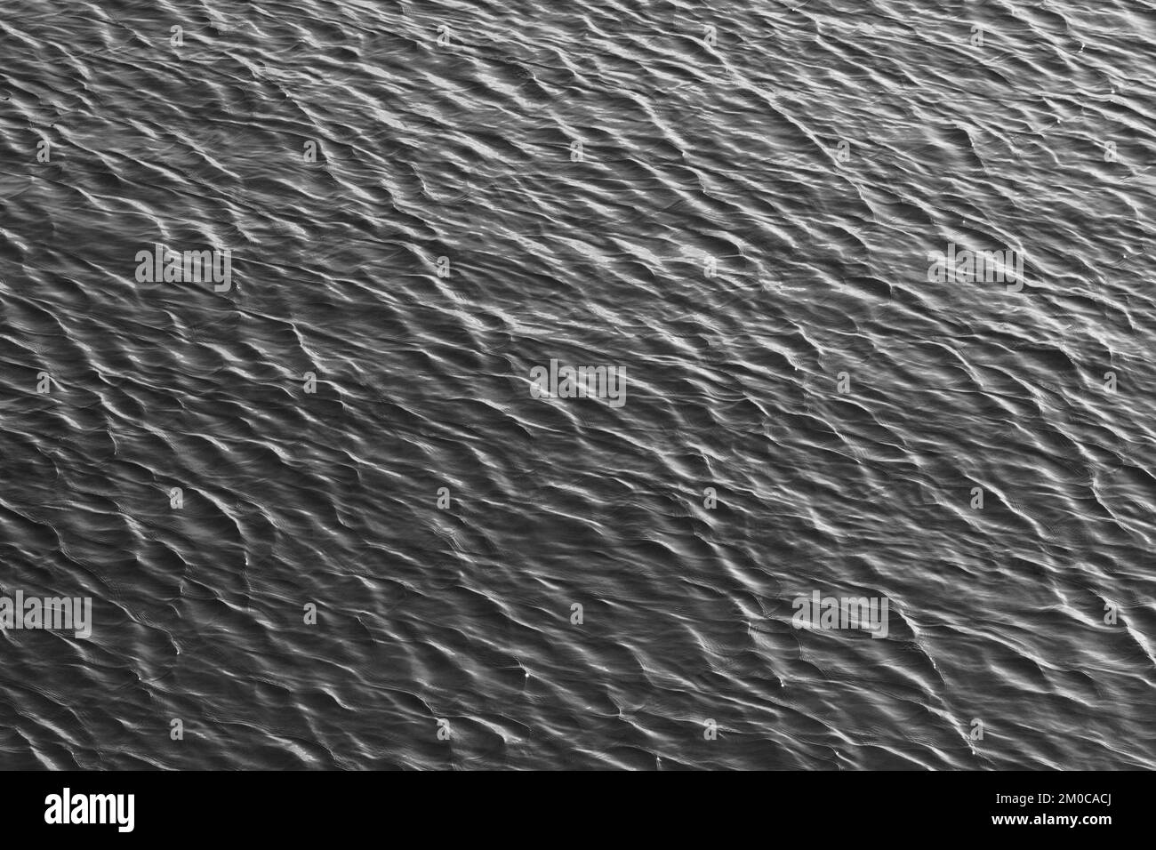 Aerial view of gray surface of sea water and waves during wind Stock ...