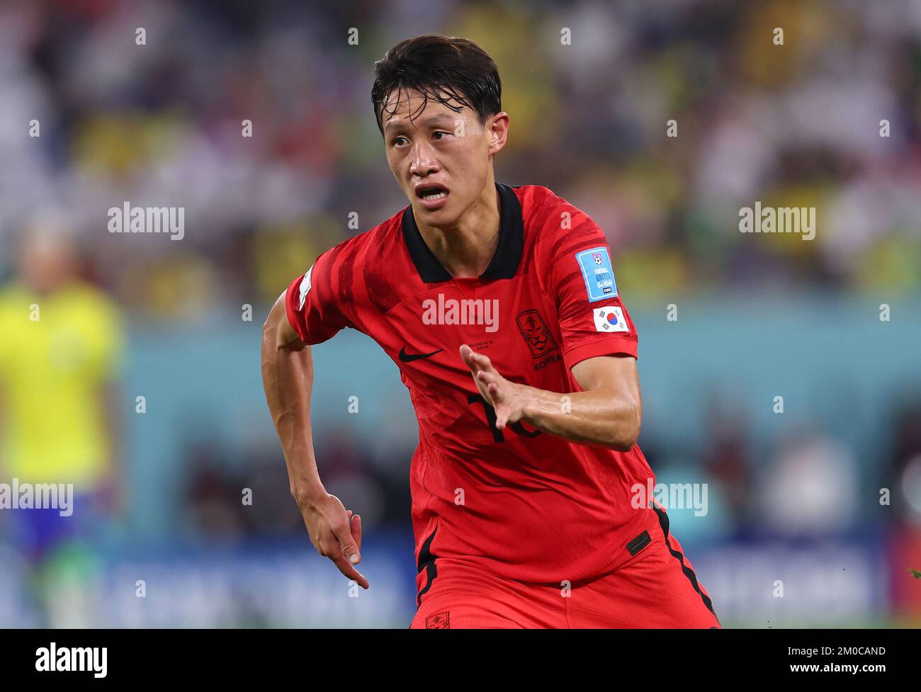 Doha, Qatar, 5th December 2022. Jaesung Lee of Korea during the FIFA World Cup 2022 match at ...