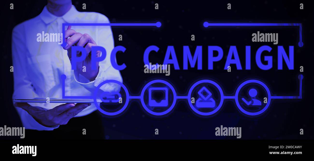 Conceptual display Ppc Campaign. Concept meaning use PPC in order to ...