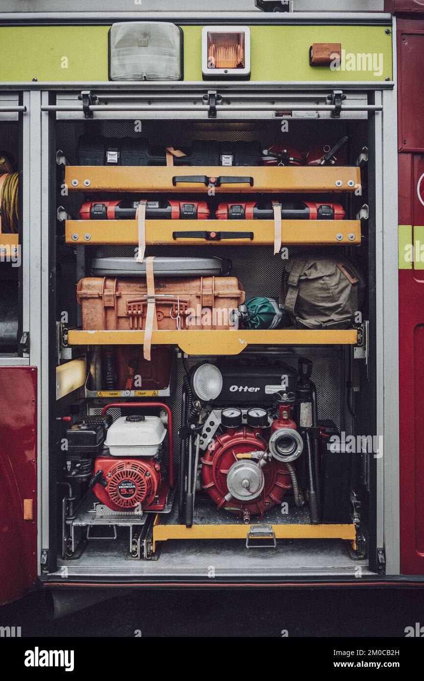 Donated Former Kent Fire Service appliance now in use by Lviv DSNS ...