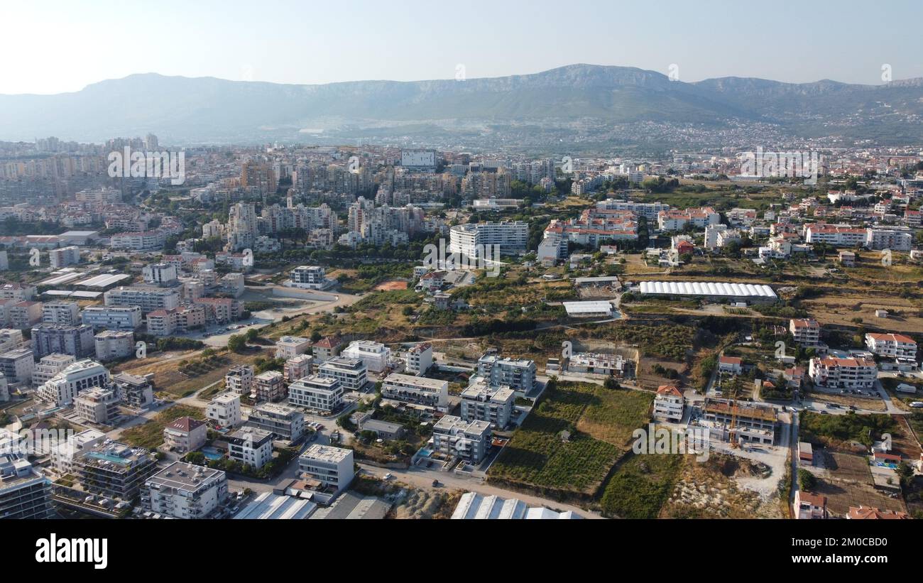 A bird's-eye view of a cityscape Stock Photo - Alamy