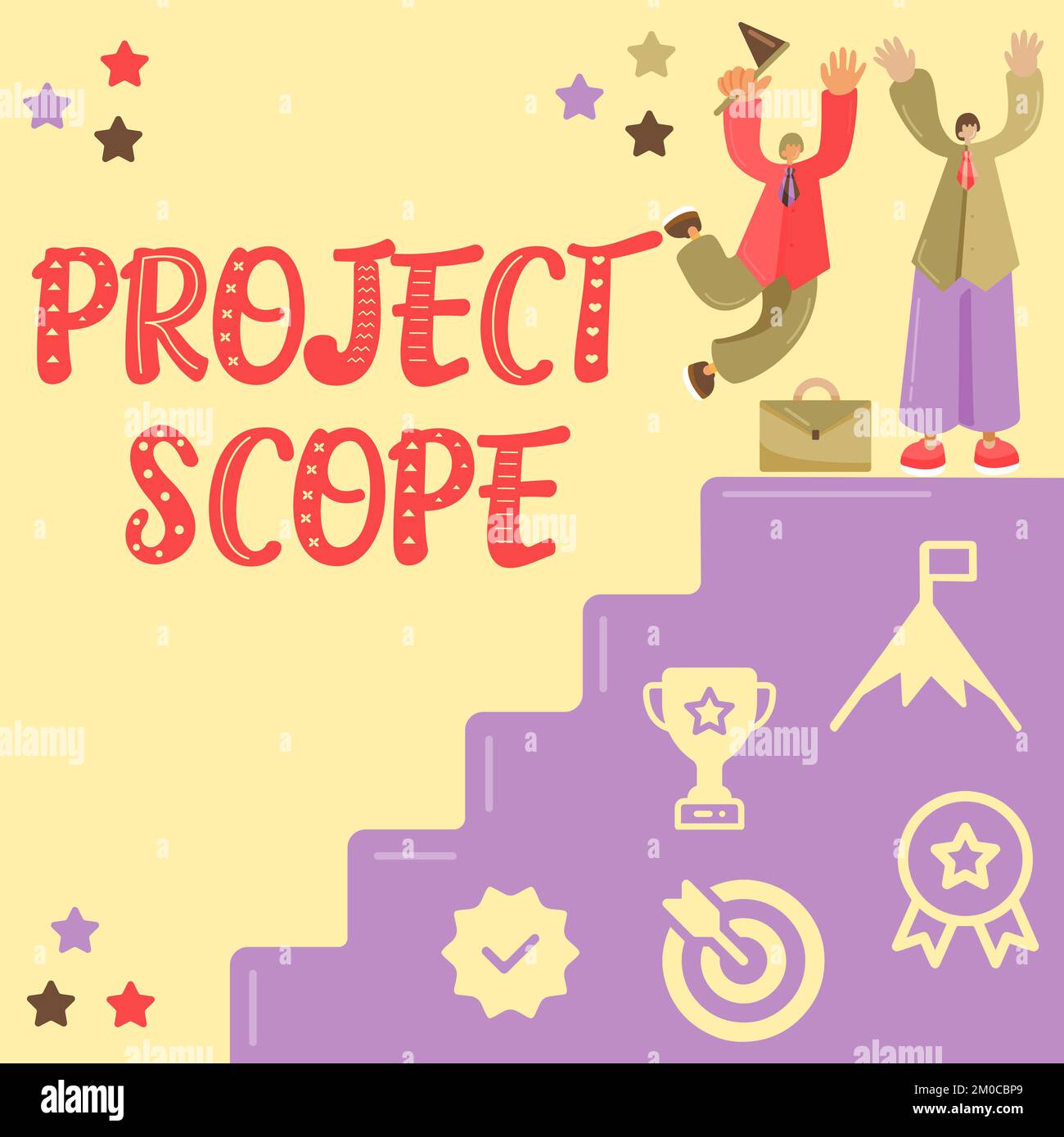 Inspiration showing sign Project Scope. Business approach evaluation of ...