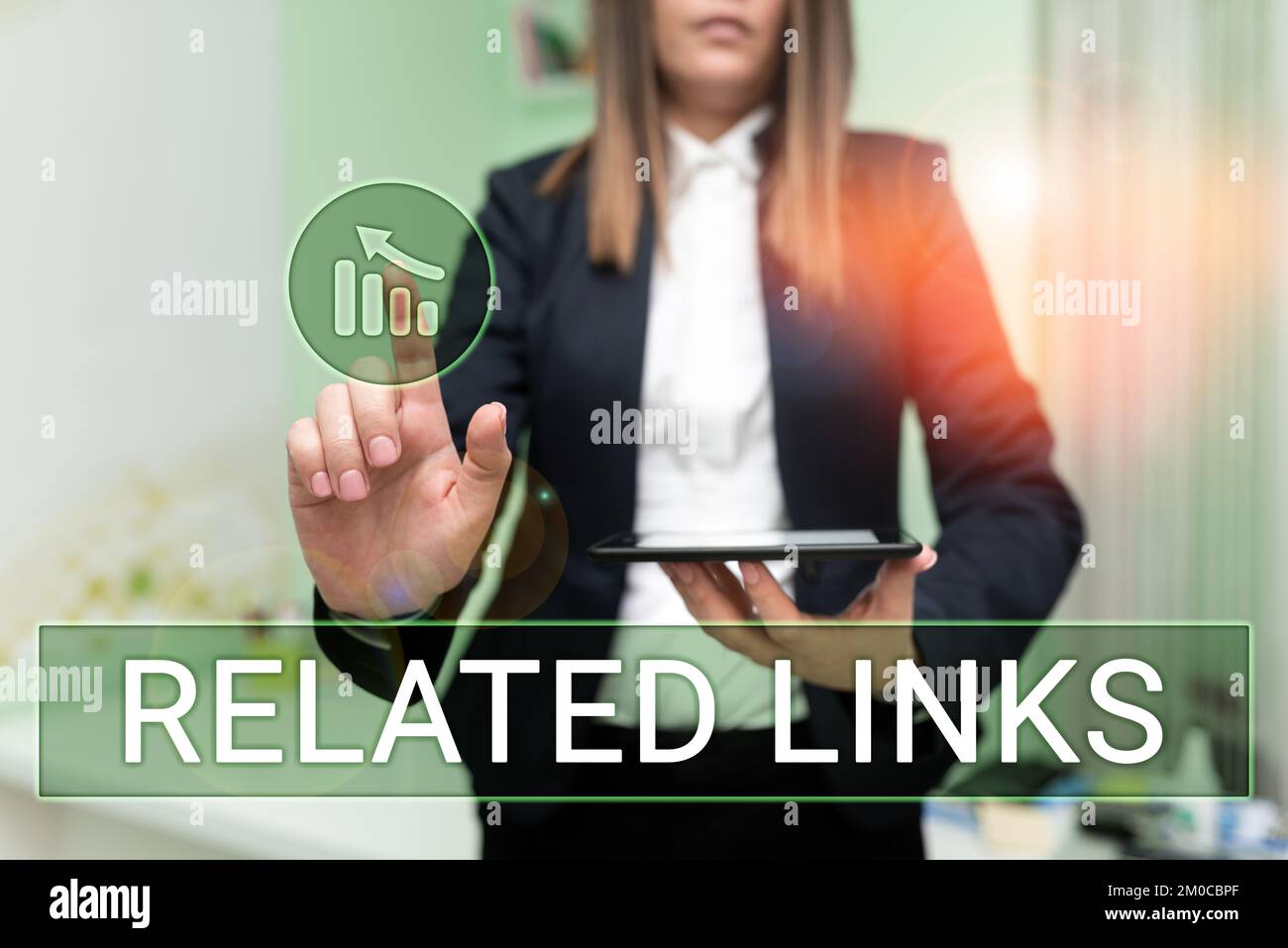 Conceptual display Related Links. Internet Concept Website inside a ...