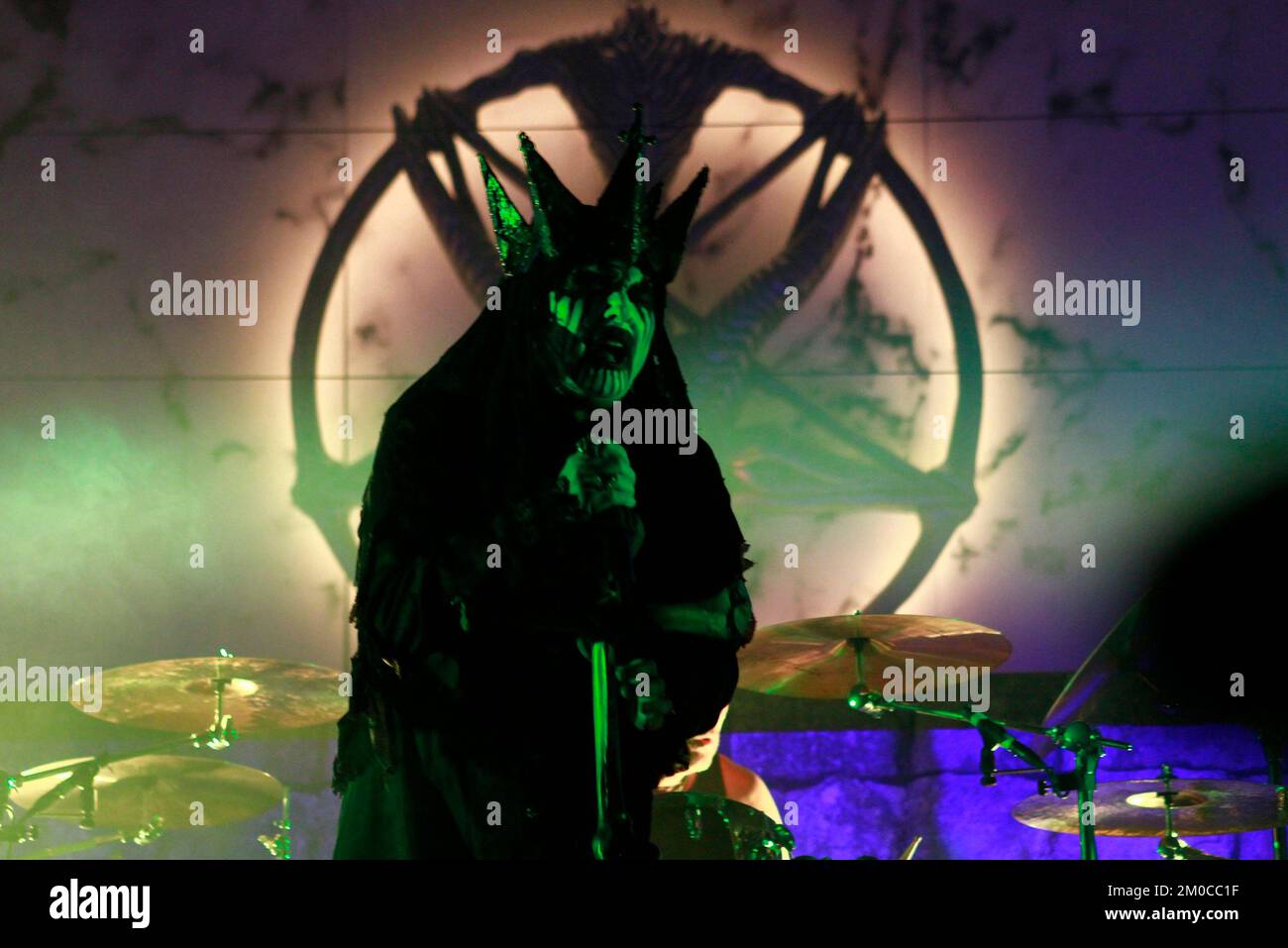 TOLUCA, MEXICO - DECEMBER 4: Lead vocalist King Diamond of the Danish ...