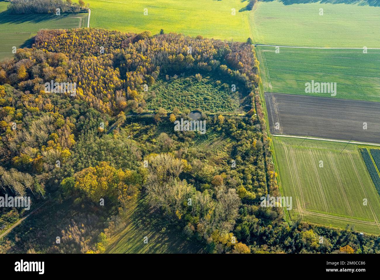 Aerial view district landfill hi-res stock photography and images - Alamy