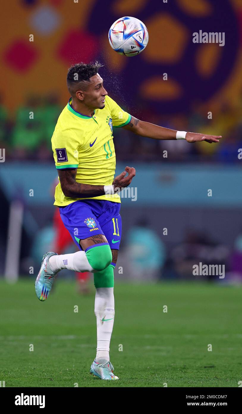 Doha, Qatar, 5th December 2022. Raphael Raphina of Brazil during the ...