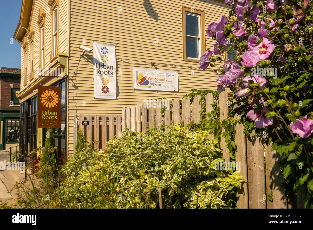 Urban Roots garden center in Buffalo NY Stock Photo - Alamy