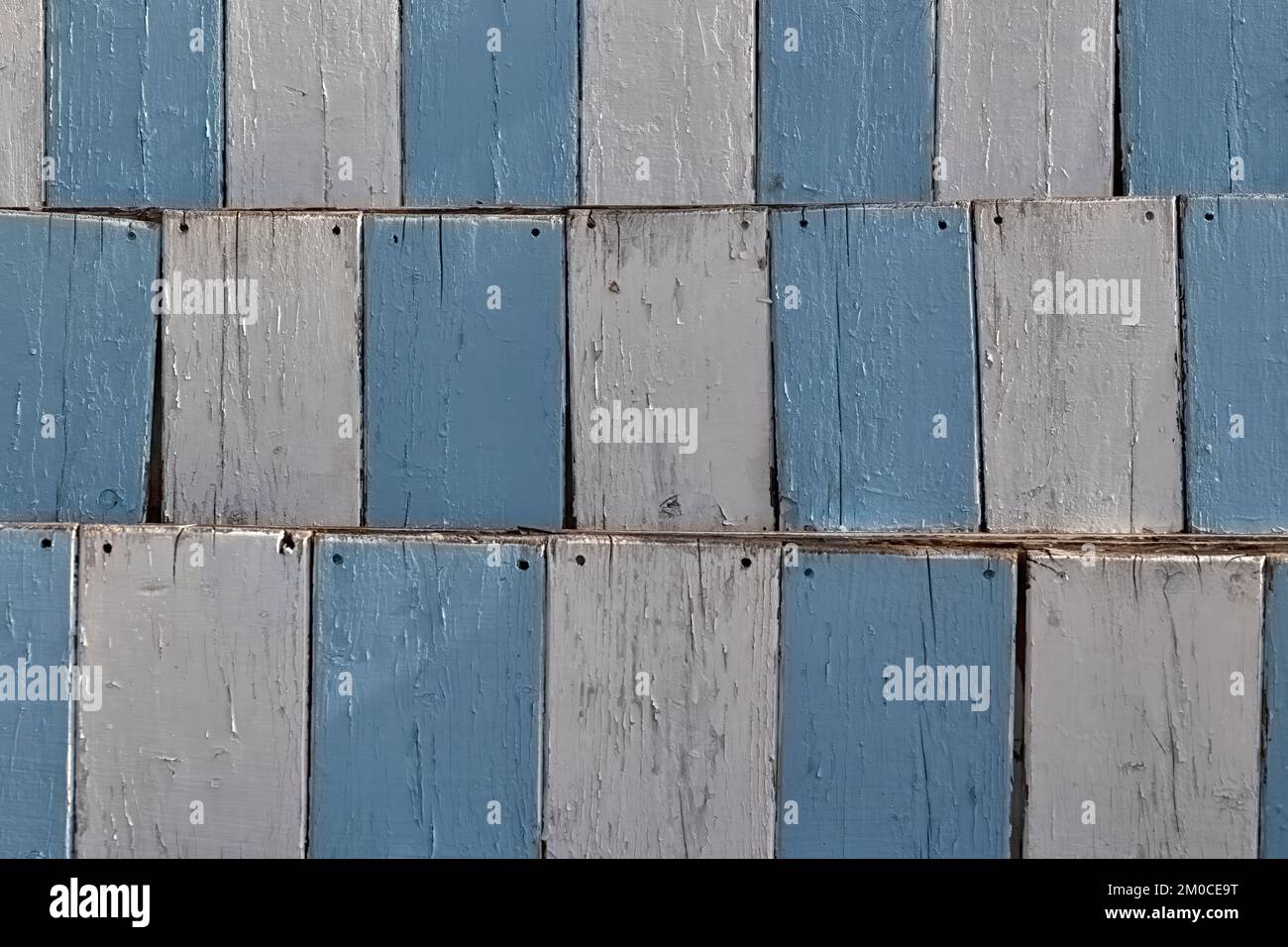 BACKGROUND TEXTURE - Geometric blue and white painted wooden shingles ...