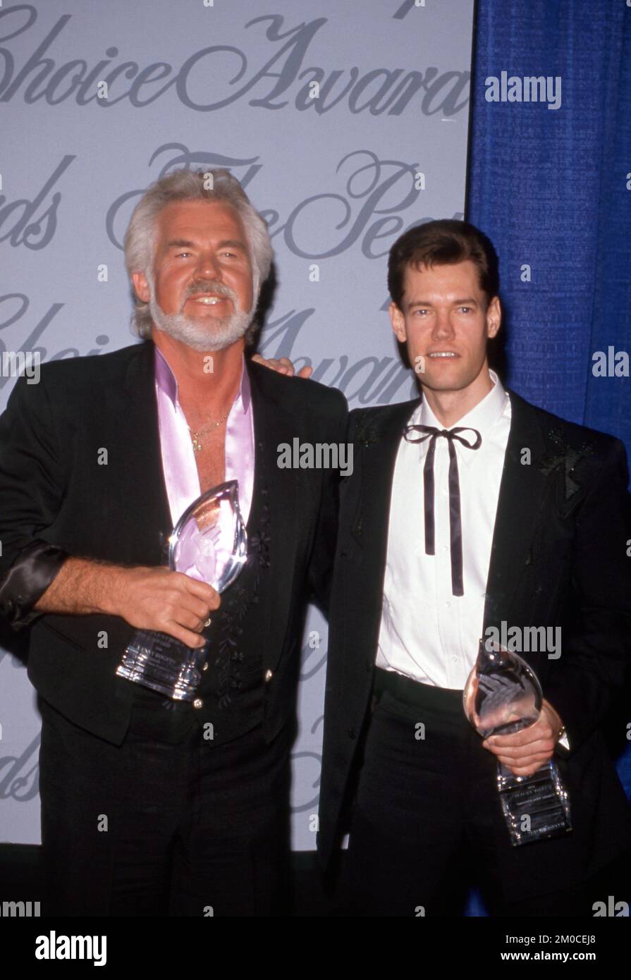 Kenny Rogers and Randy Travis at the 16th Annual People's Choice Awards ...