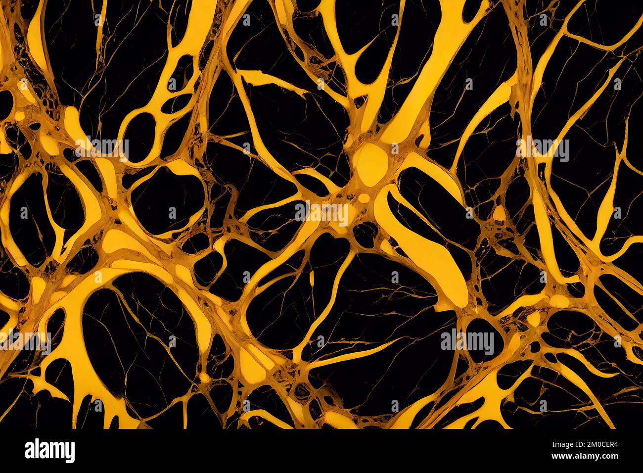 Black and gold marble abstract background. Decorative acrylic paint ...