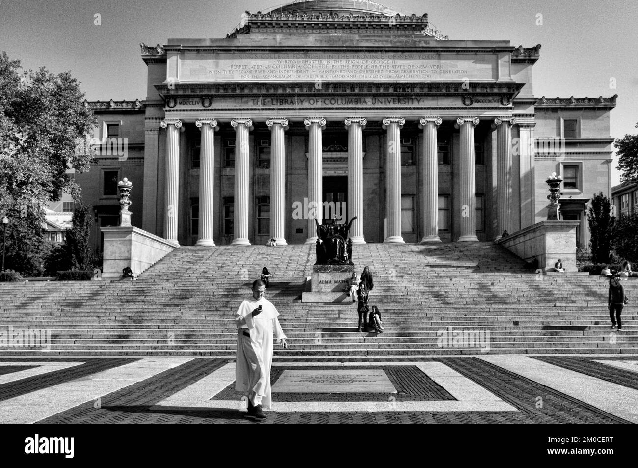 North american university campus Black and White Stock Photos & Images ...